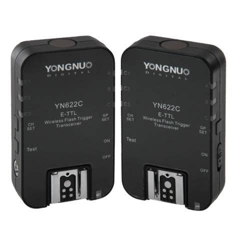 หนงค YONGNUO YN 622 C Wireless TTL Flash Trigger 1 8000 วนาทอตราสวนแฟลชสำหรบกลอง Canon