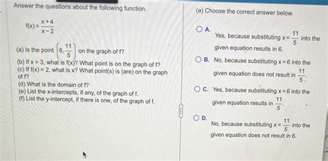 Solved Answer The Questions About The Following Function Chegg