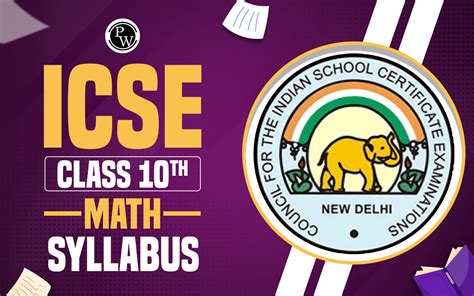 Icse Class 10 Maths Syllabus 2025 26 Icse Class 10 Exam Pattern