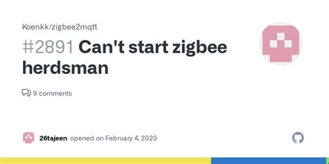 Cant Start Zigbee Herdsman · Issue 2891 · Koenkkzigbee2mqtt · Github