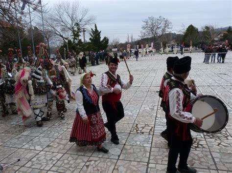 Кукери в село Горно Александрово Sliven Net новини