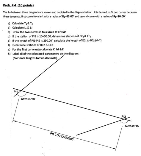 Solved Prob 4 10 Points The As Between Three Tangents Chegg Com