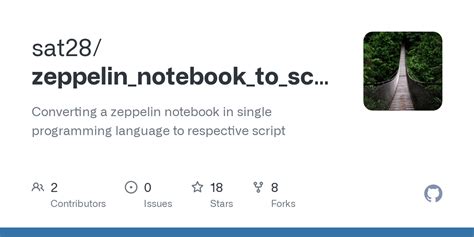 Github Sat28zeppelinnotebooktoscript Converting A Zeppelin