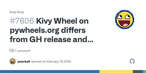 kivy wheel on differs from gh release and does not support `egl rpi` window