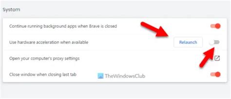How To Disable Hardware Acceleration In Brave Browser