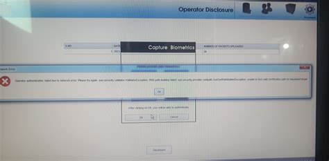 aadhaar operator disclosure pkix path building failed error and packets approved state error in