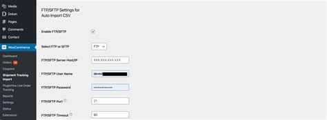 Import Woocommerce Order Tracking Details Via Ftp And Csv