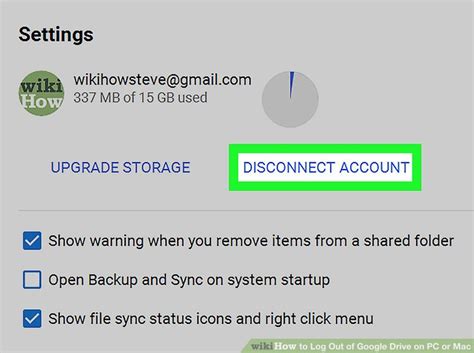 How To Log Out Of Google Drive On PC Or Mac Steps