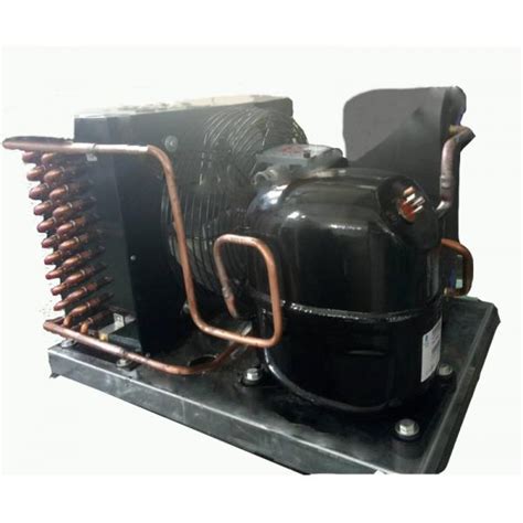 1 5hp Hermetic Compressor Condenser Unit Explosion Proof Black Color 1 Year From China Factory