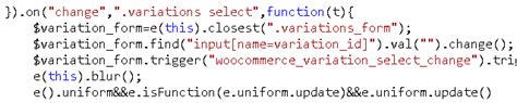 Javascript JQuery Change Not Working In WooCommerce Stack Overflow