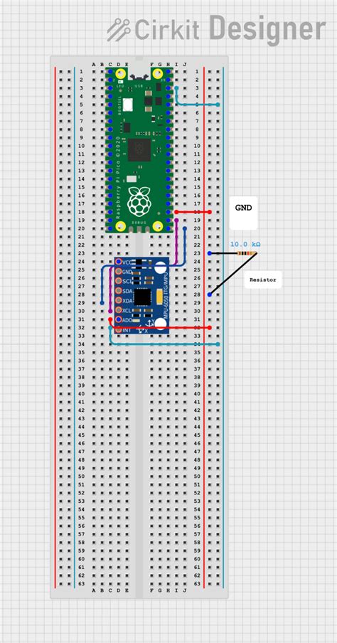 Raspberry Pi Pico Based Mpu 6050 Sensor Interface With Resistor Network How To Guide And