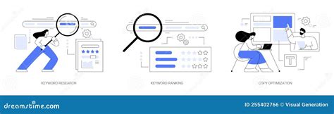 Professional Seo Service Abstract Concept Vector Illustrations Stock Vector Illustration Of