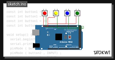 lab 4 button pinmode wokwi esp32 stm32 arduino simulator
