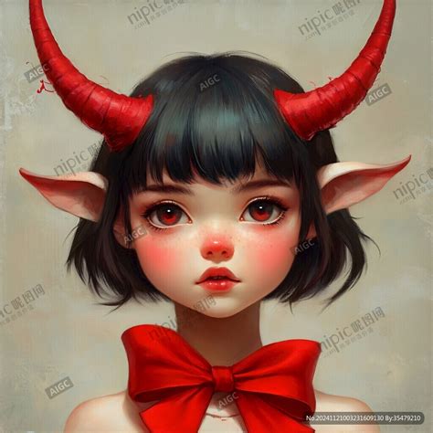 Ai创作图牛厚涂 厚涂头像 写实人物插画 厚涂少女 红孩儿插画 Cg头像 厚涂手绘 恶魔原创插画 原创卡通小精灵 写实白羊男孩 高精女孩原画稿 原创女孩插画 日韩厚涂 鼠绘少女 牛牛原画