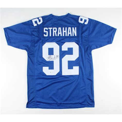 Michael Strahan Signed Jersey Beckett Pristine Auction
