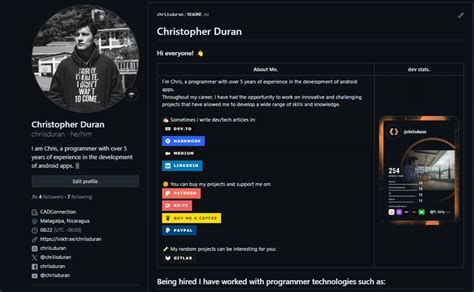 Create An Attractive GitHub Profile README DEV Community
