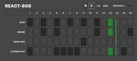 Github Nvrgrwld React Drum Machine