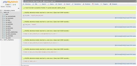 Hướng Dẫn Import Export Database Trong Phpmyadmin Long Vân