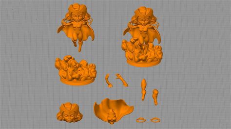 Chibistl Scarlet Witch Chibi Figures 3d Model By Delaneyjackson68