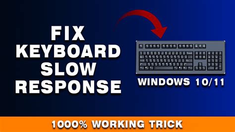 How To Fix Slow Keyboard Response Windows YouTube