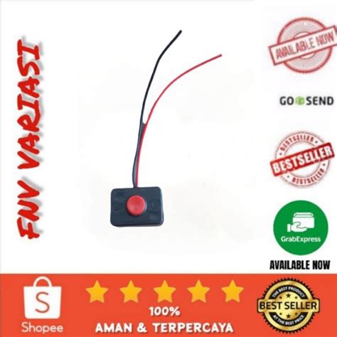 Jual Saklar Switch Tombol Kotak Bulat Button On Off Shopee Indonesia