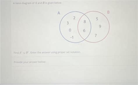 Solved A Venn Diagram Of A And B Is Given Below Find AB Chegg