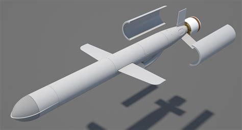 Bgm 109g Block Iv Tomahawk Missile 3d Model Turbosquid 1207974