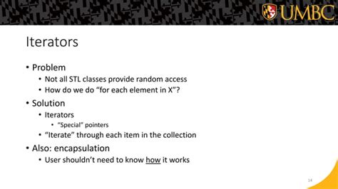 Cmsc 202 Lec20 Containers And Iterators2pptx