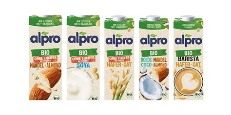 Alpro Goes Organic 5 New Plant Based Drinks 3 Of Which Have No Added