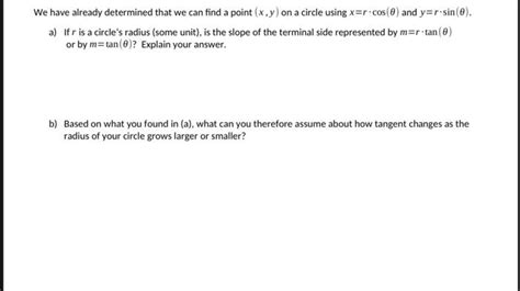 Solved Have Already Determined That We Can Find A Point Chegg