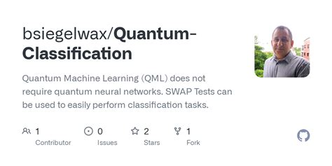Github Bsiegelwaxquantum Classification Quantum Machine Learning