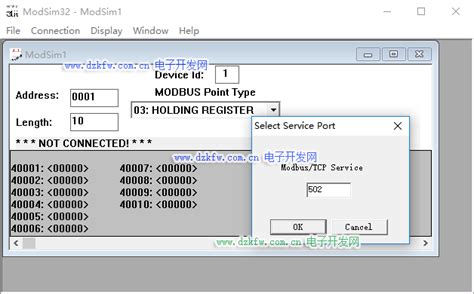 Modbus 调试助手的使用 一 Modsim 使用详解Modbus Poll