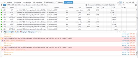 Errors In Firefox When Using Socketio With A Custom Parser From A Web