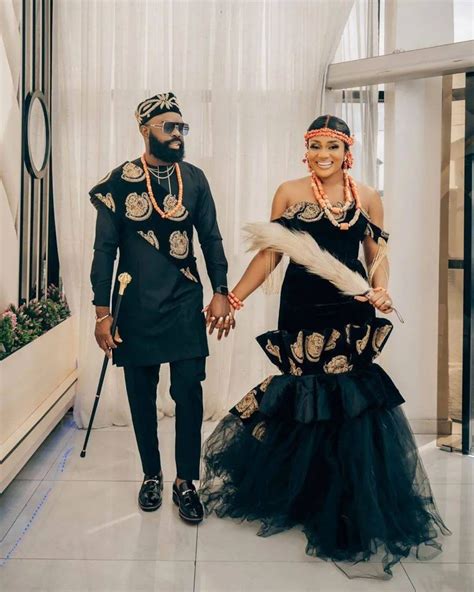 Isiagu Wedding Attire Igbo Couple Traditional Wedding Attire African