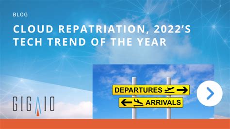 Cloud Repatriation Unclouding Workloads And Data Unclouding Workloads And Data Gigaio