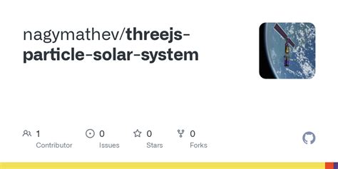 Github Nagymathevthreejs Particle Solar System
