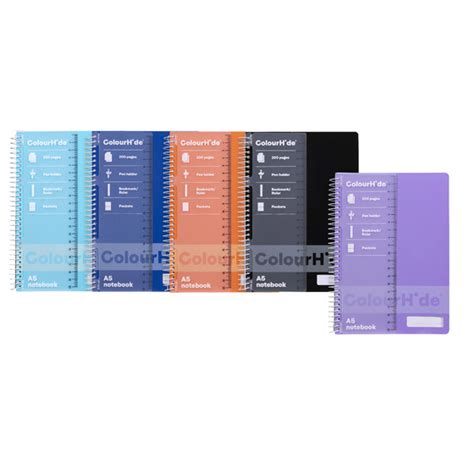 ColourHide A5 Notebook 200 Page Stationery