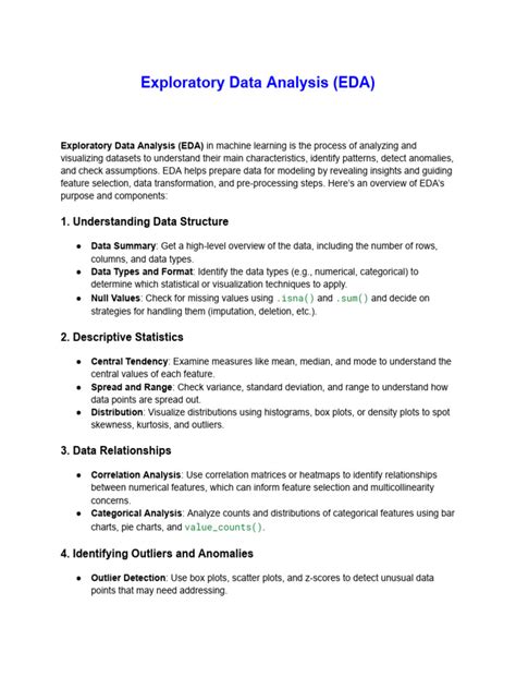 Dl Eda Process Pdf Data Analysis Outlier