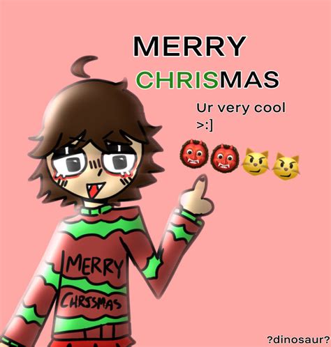 Merry Christmas Chrismas Ft My Persona By V0c0l01d On Deviantart