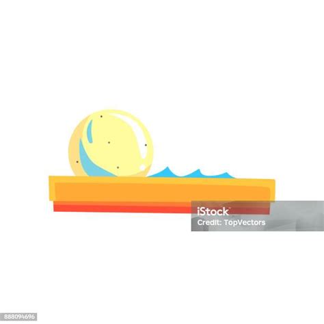 물 수영장에서 거 대 한 투명 한 공입니다 물 거품 조빙 아이의 여름 매력입니다 게임이 나 놀이 공원 놀이입니다 평면 벡터 디자인 Film Festival에 대한 스톡 벡터