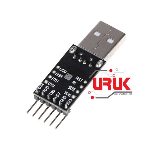 Usb 20 To Ttl Uart Cp2102 6pin Module With Dtr Pin Uruktech Sinaaa St