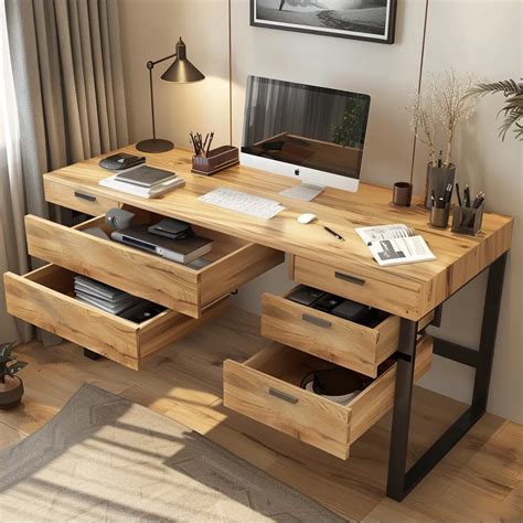 Офисные столы с выдвижными ящиками Офисная Мебель