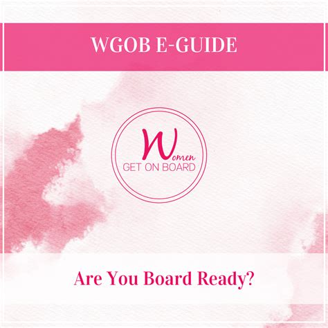 Wgob E Guides Women Get On Board