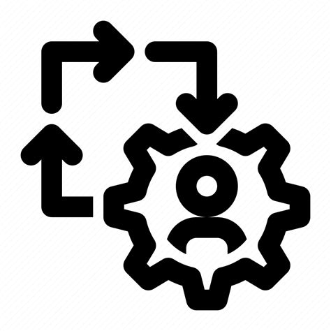 Working Flow Workflow Work Manufacturing Process Engineering Icon