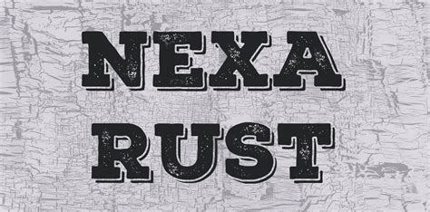 Nexa Rust Font Family DevTemplates