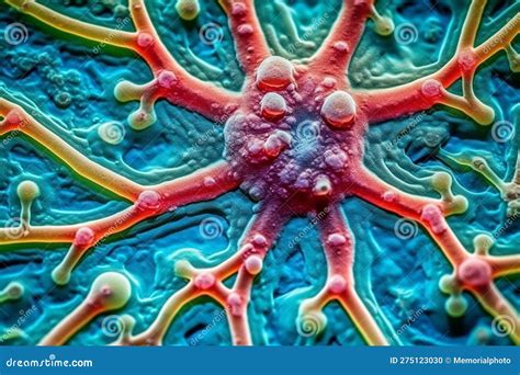 Bacteria Microscope Health Concept Experimental Science Lab Macro