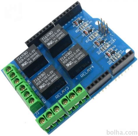 Relejni Modul 2 4 Kanalni Arduino Shield Rele