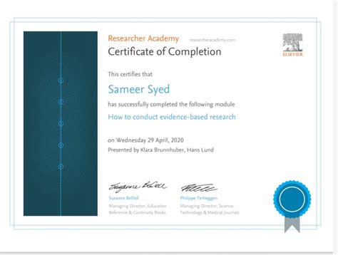 Dr Syed Sameer On Linkedin Evidence Based Research