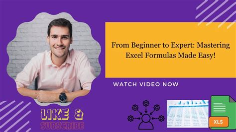 Mastering Excel Formulas Youtube