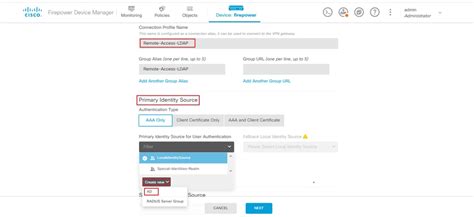 Fdmによって管理されるftdでのravpnのldap属性マップの構成 Cisco
